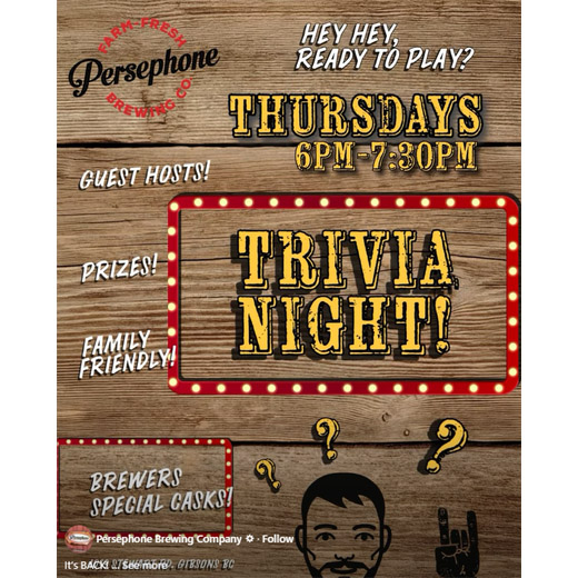 Persephone: Trivia Night – Coast Cultural Alliance (CCA)
