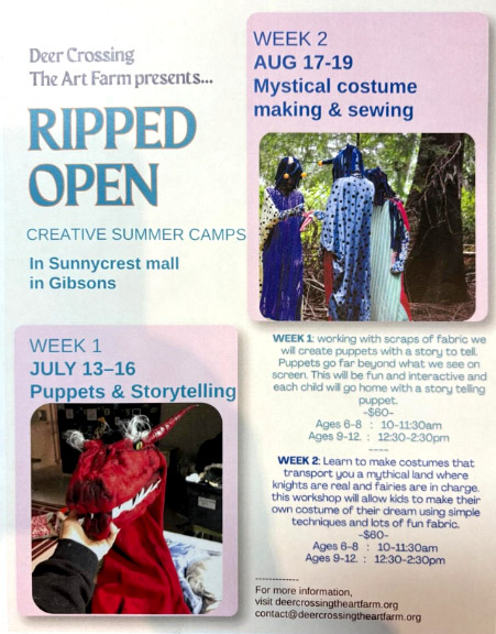 Sunnycrest Mall: Ripped Open Creative Summer Camps | Coast Cultural ...